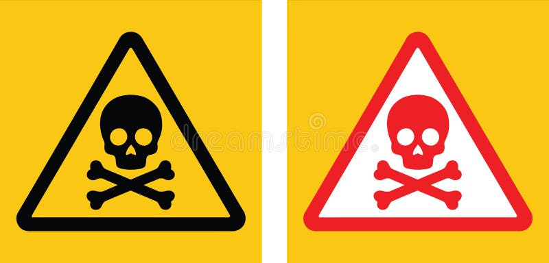 Skull-based Warning Graphics for Health Hazards Stock Vector ...