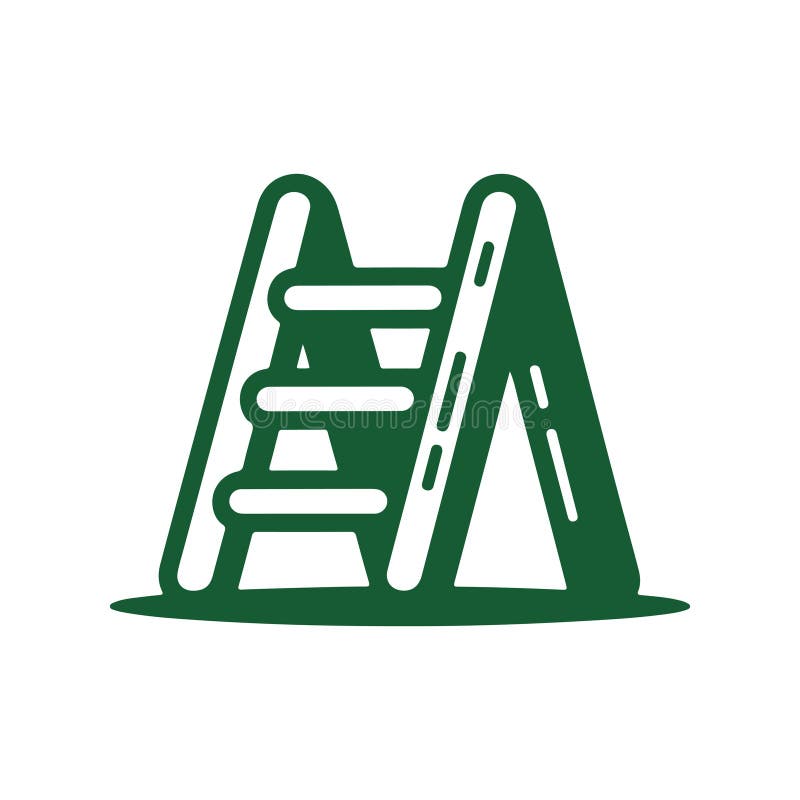 Decorative Ladder Vector Art Stock Illustration - Illustration of ...