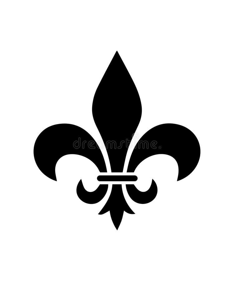 Fleur De Lis Symbol. Fleur-de-Lis Sign. Royal French Lily Stock Vector ...