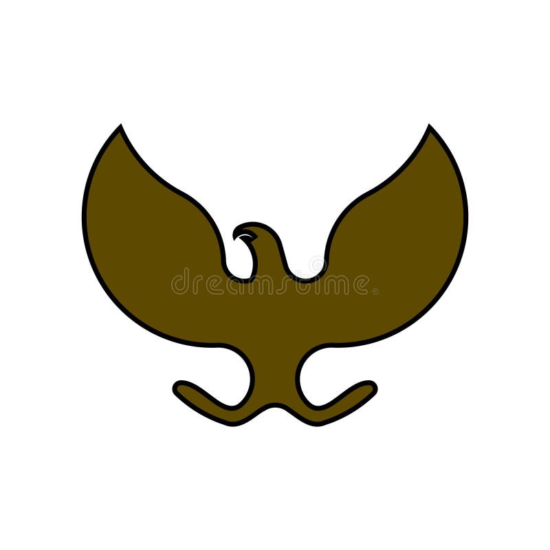 Abstract Geometric Hawk Illustration Stock Illustration - Illustration ...