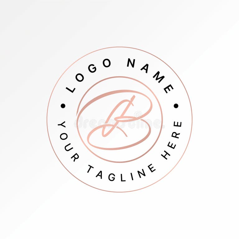 Initial B BP PB Font Script Typography Beauty Elegant Feminine Romance ...