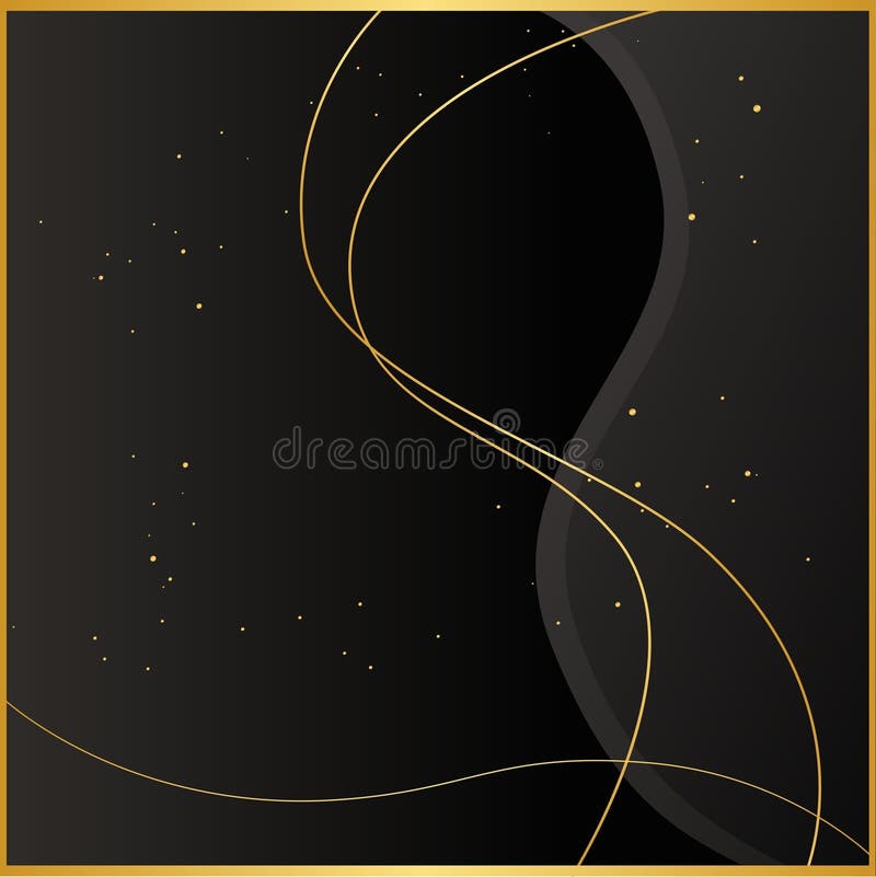 Elegant Golden Black Luxury Background Premium Design Stock ...