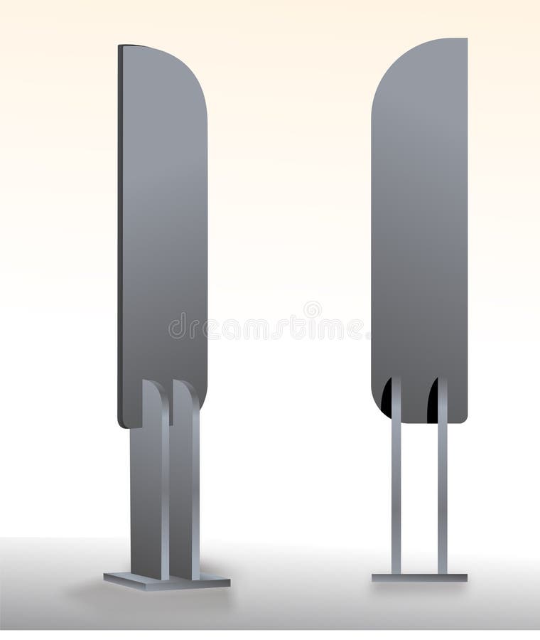 Realistic Wayfinding Signage Mockup Vector, Signage Design Template ...