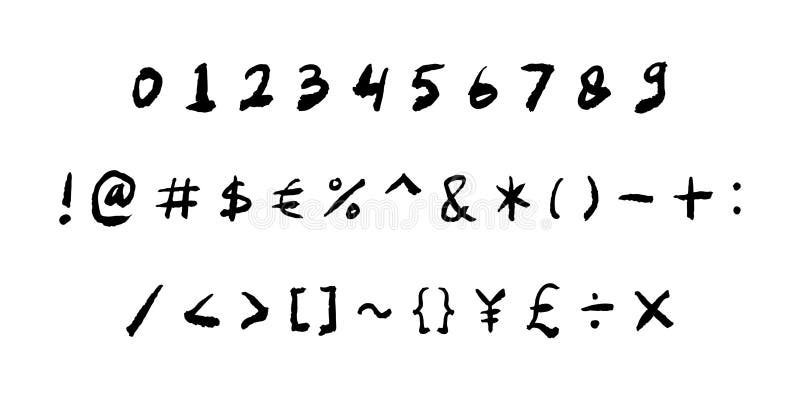 Scribble Black Special Mathematical Stock Illustration - Illustration ...