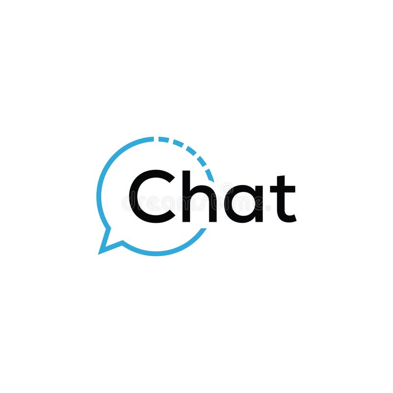 Chat Logo Design, Sound Bubble Graphic Vector Icon Template Stock ...