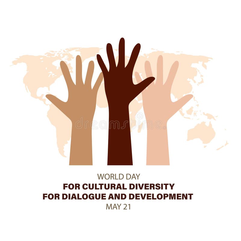 World Day for Cultural Diversity for Dialogue and Development Vector ...