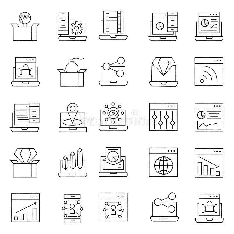 Creative Finance 25 OutLine Icon Pack Such As Remove Payments Finance Money Stock Vector ...