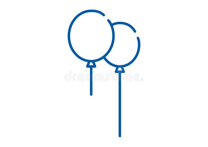 Baloon Icon stock illustration. Illustration of logo - 381383692