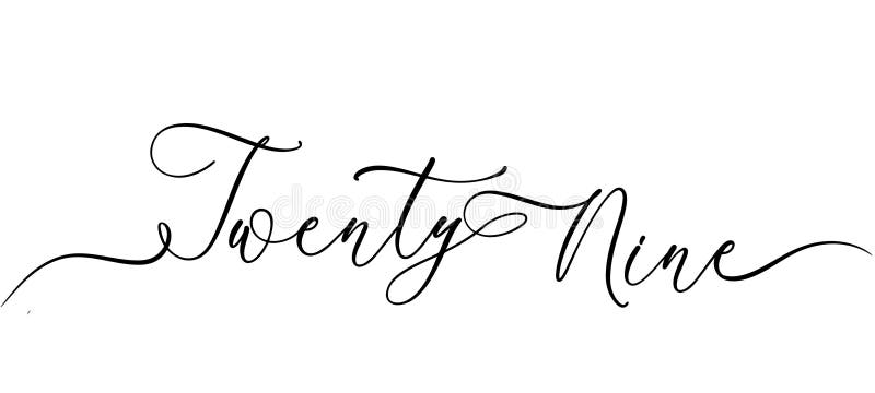 Artistic Number 29 stock illustration. Illustration of backdrop - 381810243