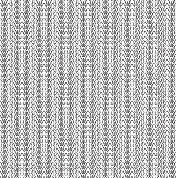 A Seamless, Intricate Geometric Pattern Featuring Interlocking ...