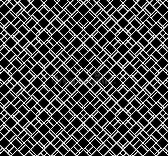 Black and White Geometric Pattern Featuring a Grid of Intersecting ...