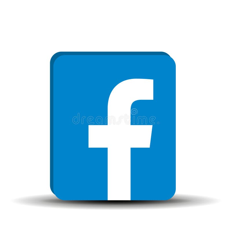 The Image Features a Three-dimensional Blue Square with Rounded Corners ...