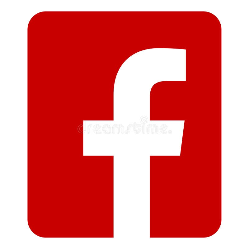 Facebook Logo Red Circle