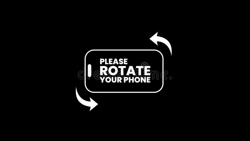 Please Rotate Your Phone Orientation. Stock Vector - Illustration of ...