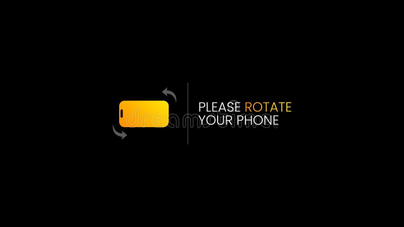 Please Rotate Your Phone Orientation. Stock Vector - Illustration of ...