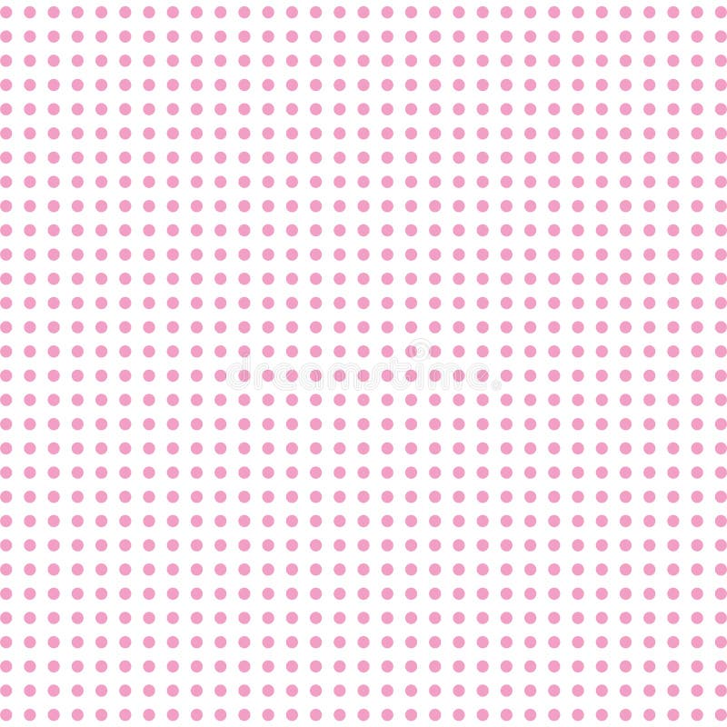 A Pattern of Evenly Spaced Pink Dots on a White Background, Forming a ...