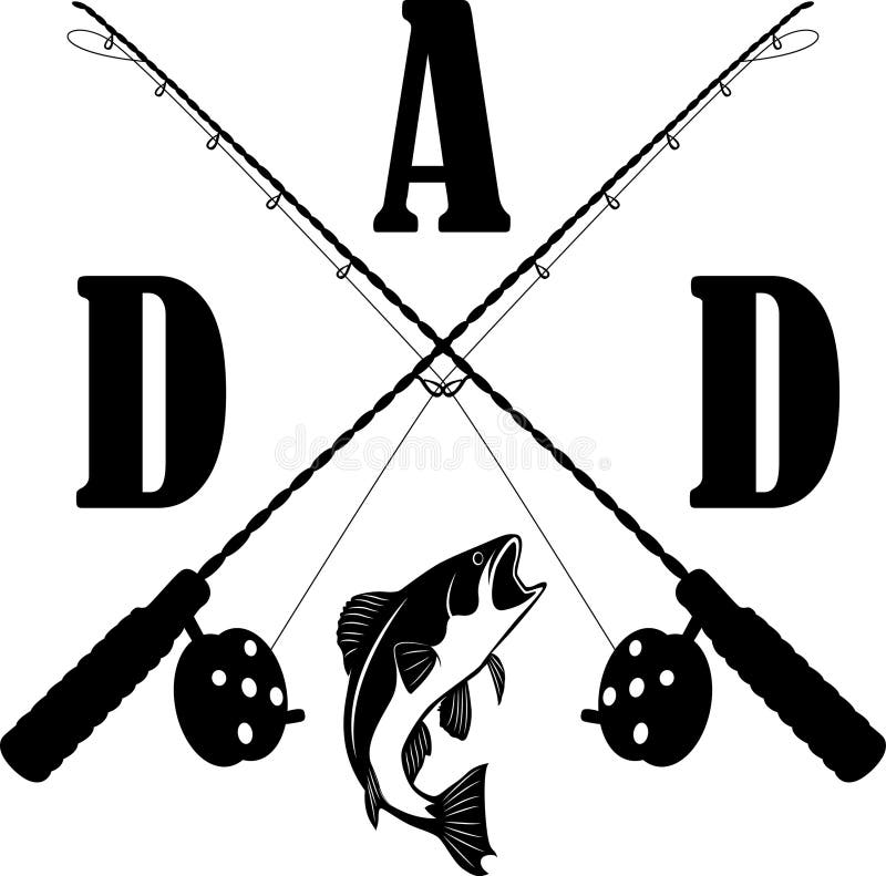 Fishing Poles Crossed Logo