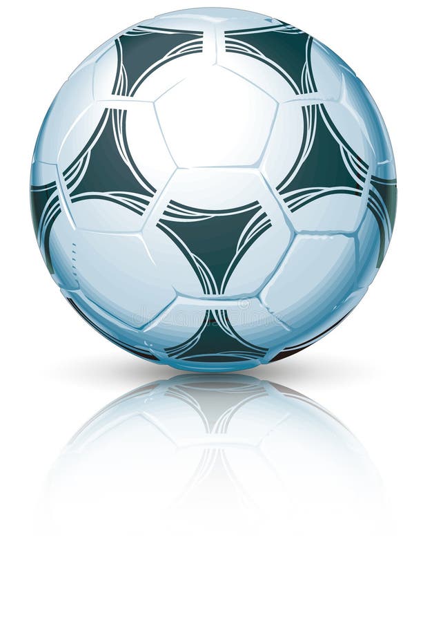 A Digitally Illustrated Soccer Ball Featuring a Modern, Abstract Design ...