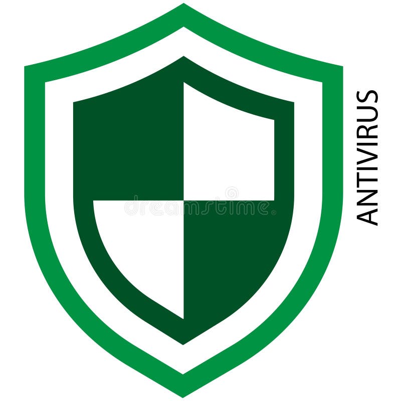 Security Shield Icon with a Silver Heraldic Crest Stock Vector ...