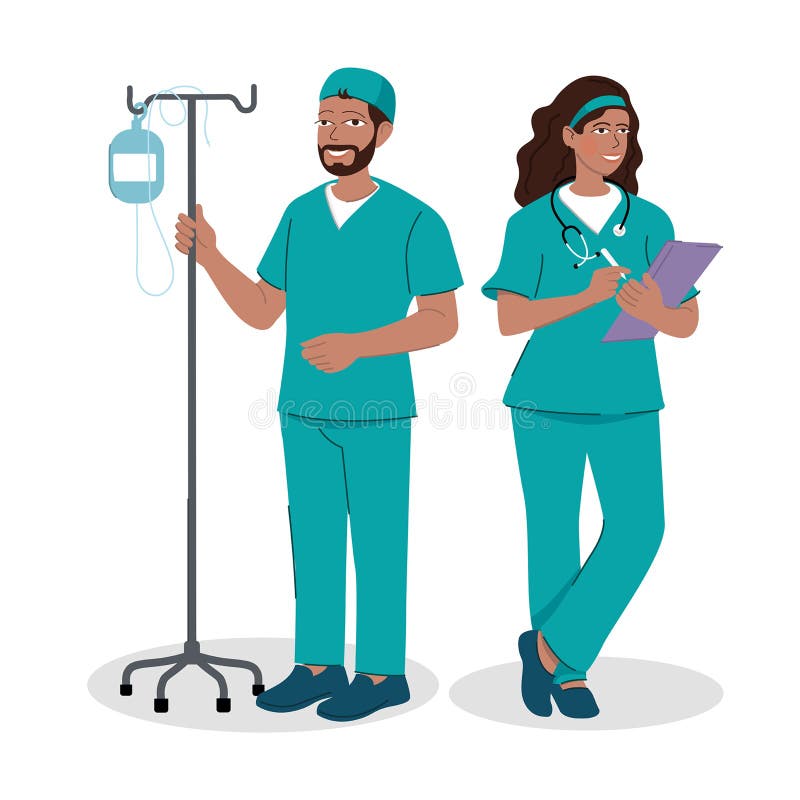 Medical Staff Poster Stock Illustrations – 2,327 Medical Staff Poster ...