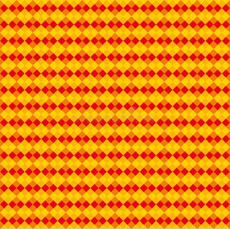 A Seamless Pattern with Alternating Red and Yellow Diamond Shapes ...
