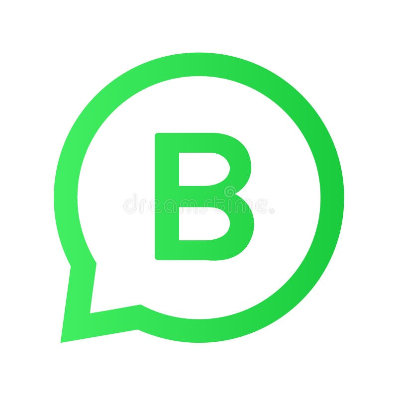 WhatsApp Business Icon Vector, Abstract WhatsApp Business Icon Symbol ...