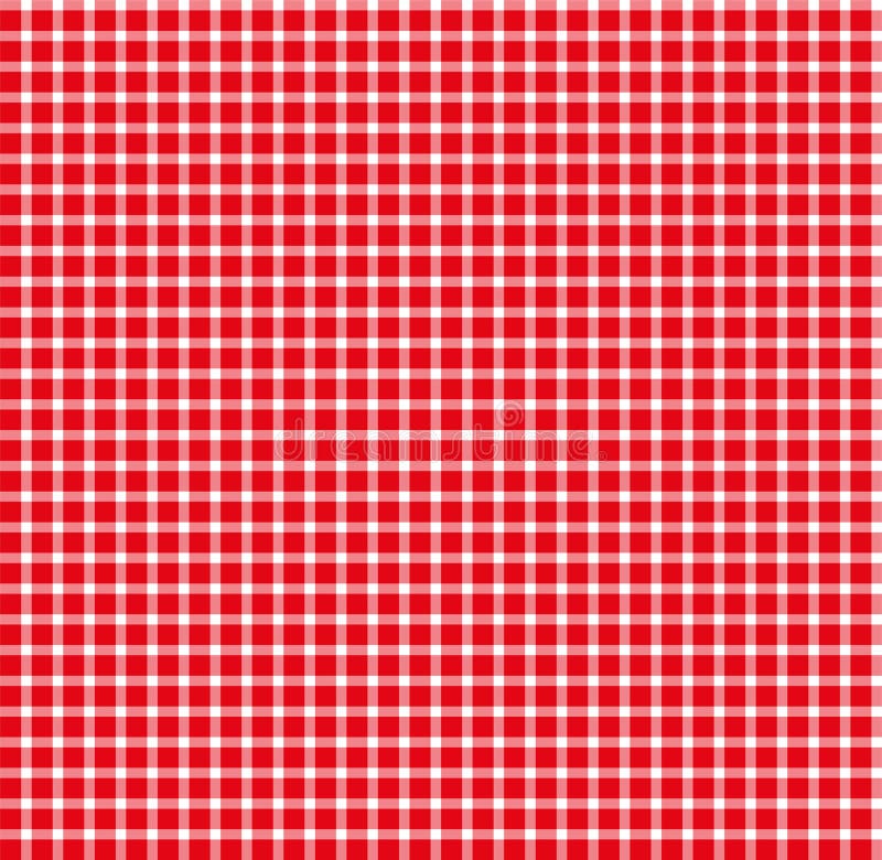 Red and White Checkered Pattern Resembling a Gingham Design. Stock ...