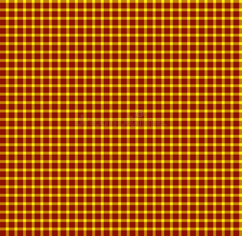 Yellow and Red Tartan Pattern Featuring Evenly Spaced Vertical and ...