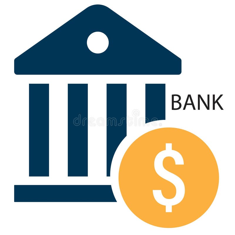Stylized Bank Building Icon Stock Illustrations – 304 Stylized Bank ...