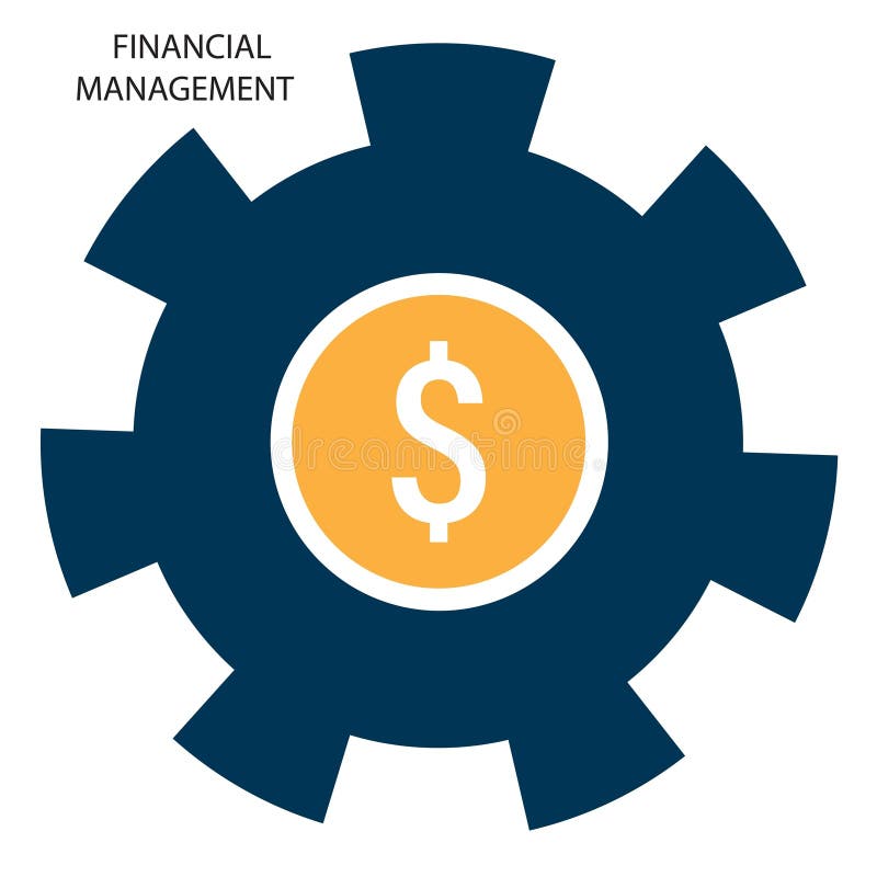 A Vector of a Gear and Dollar Sign, Symbolizing Financial Management ...
