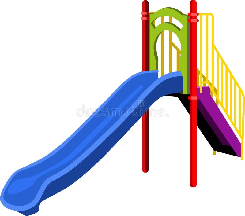 Slide Children Toys Playground Stock Illustration - Illustration of ...