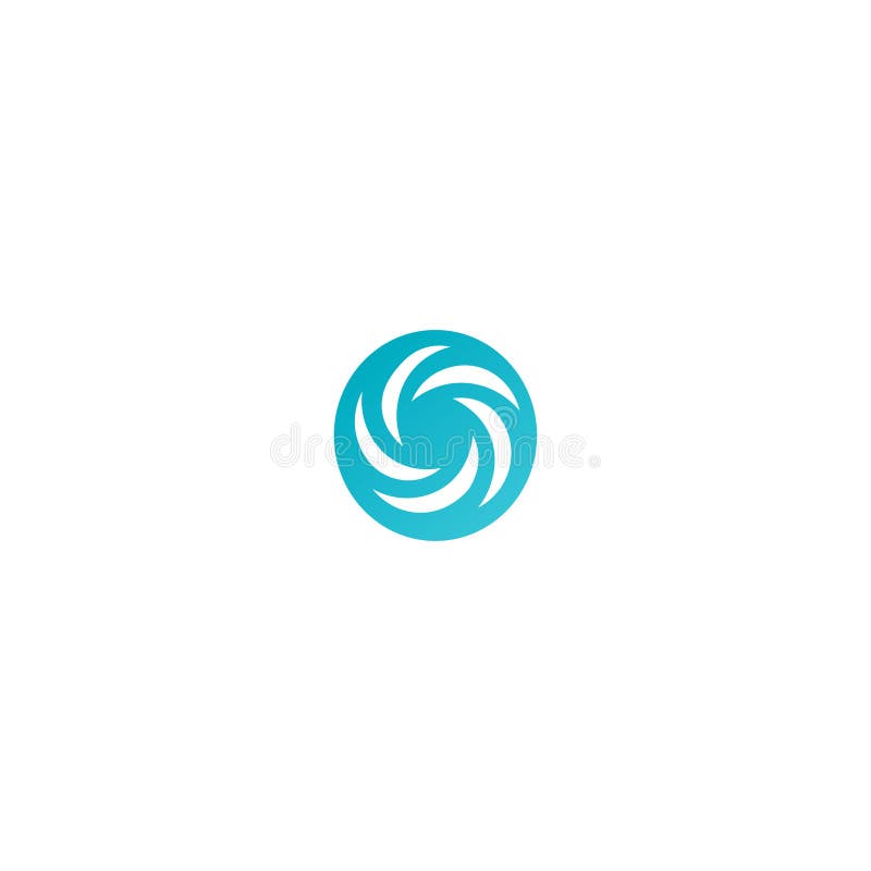 Swirl Tech Icon – AI Data Motion Symbol Stock Illustration ...
