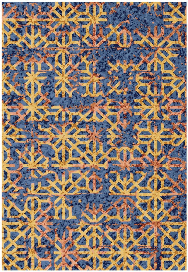 Vector Geometrical Carpet Modern Pattern with Trending Colors in High ...