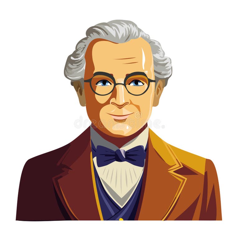 Thomas Alva Edison Vector Portrait Stock Vector - Illustration of ...