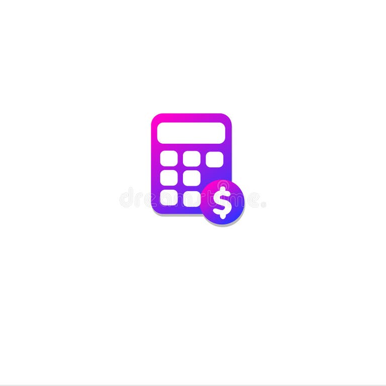 Modern Financial Calculator Icon with Dollar Symbol – Smart Budgeting ...