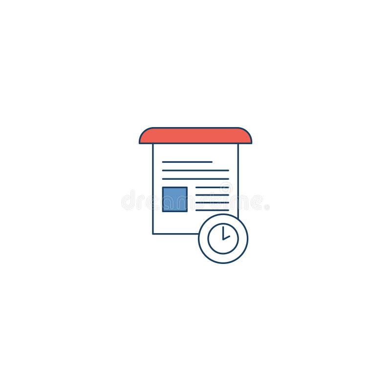 Urgent Task Deadline Management Stock Illustration - Illustration of ...