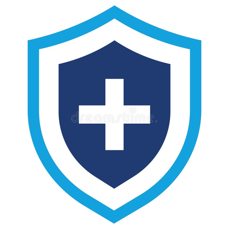 Immune System Vector Icon Logo Medical Prevention Human Germ. Healthy ...