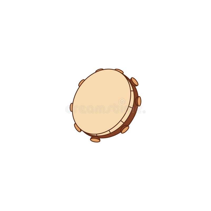Daf (Frame Drum) stock vector. Illustration of percussion - 388101815