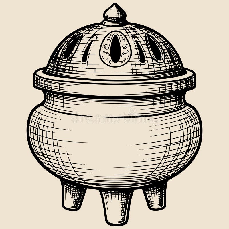 Incense Burner Stock Illustrations – 2,857 Incense Burner Stock ...