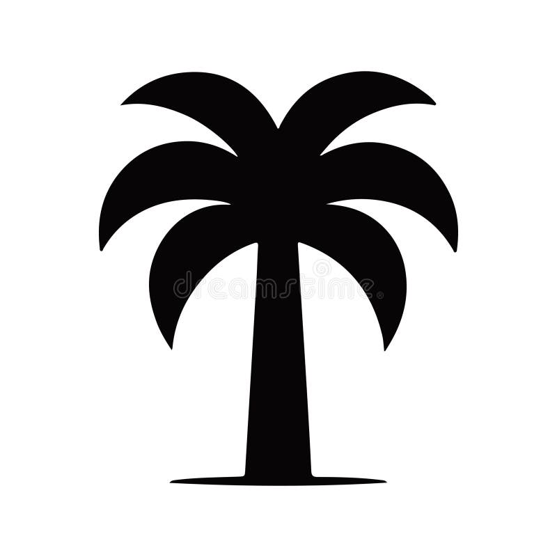 Bold Tree Icon Art Design stock illustration. Illustration of nature ...