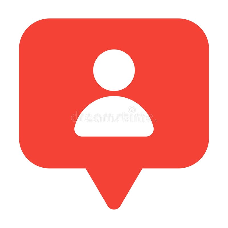 Person Notification stock illustration. Illustration of comment - 388992913