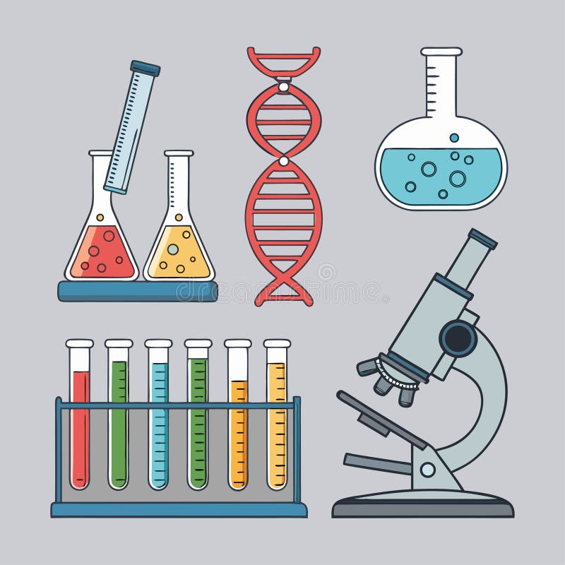 Solution Microscope Stock Illustrations – 3,511 Solution Microscope ...