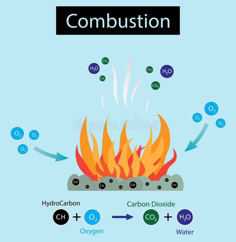 Combustion Reaction Stock Illustrations – 290 Combustion Reaction Stock ...