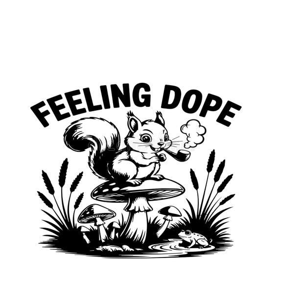 Feeling Dope illustration stock illustration. Illustration of print ...
