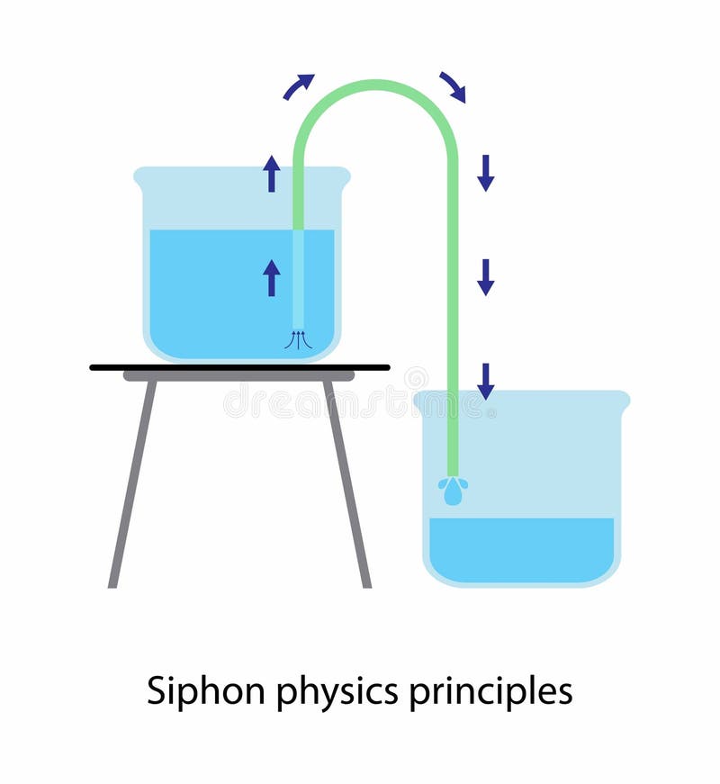 Siphon Physics Principles Stock Illustrations – 4 Siphon Physics ...