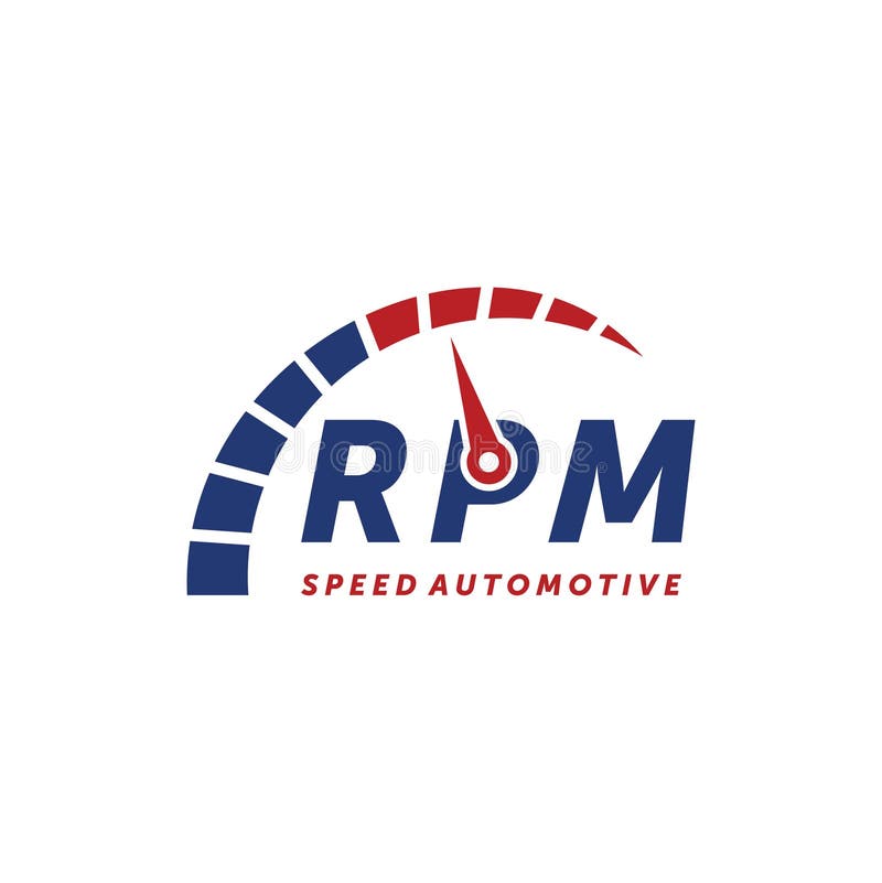 Rpm Speed Logo Design Vector Template Stock Illustration - Illustration ...