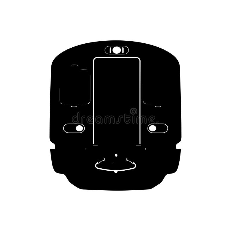 Train Silhouette Vector Illustration Stock Illustration - Illustration ...