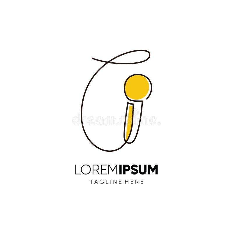 Letter B Microphone Podcast Logo Design Vector Icon Graphic Emblem ...