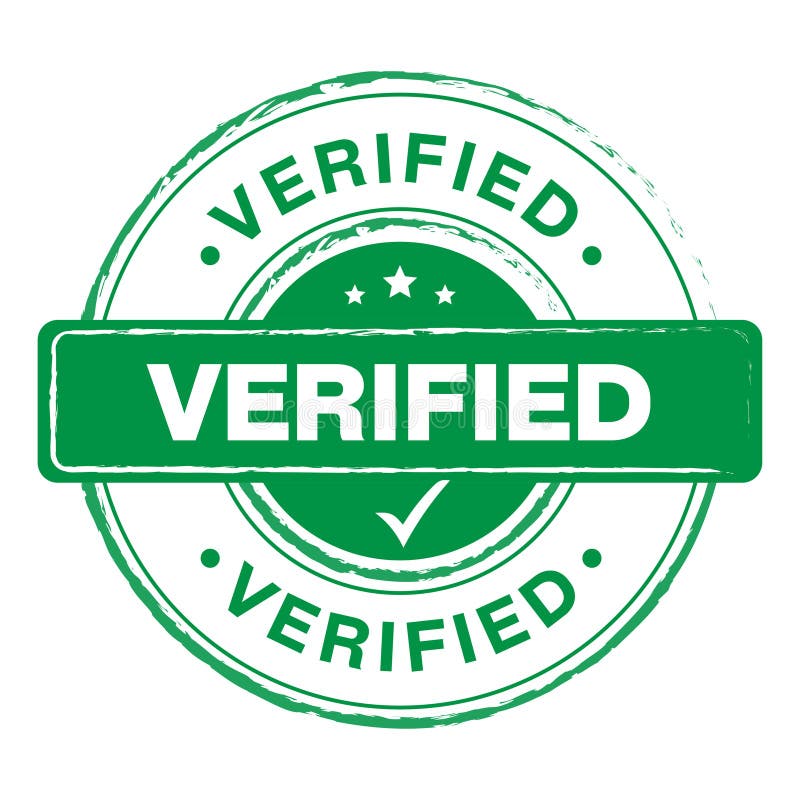 Green Verified Stamp Badge Vector - Authentic Certified Check Mark ...