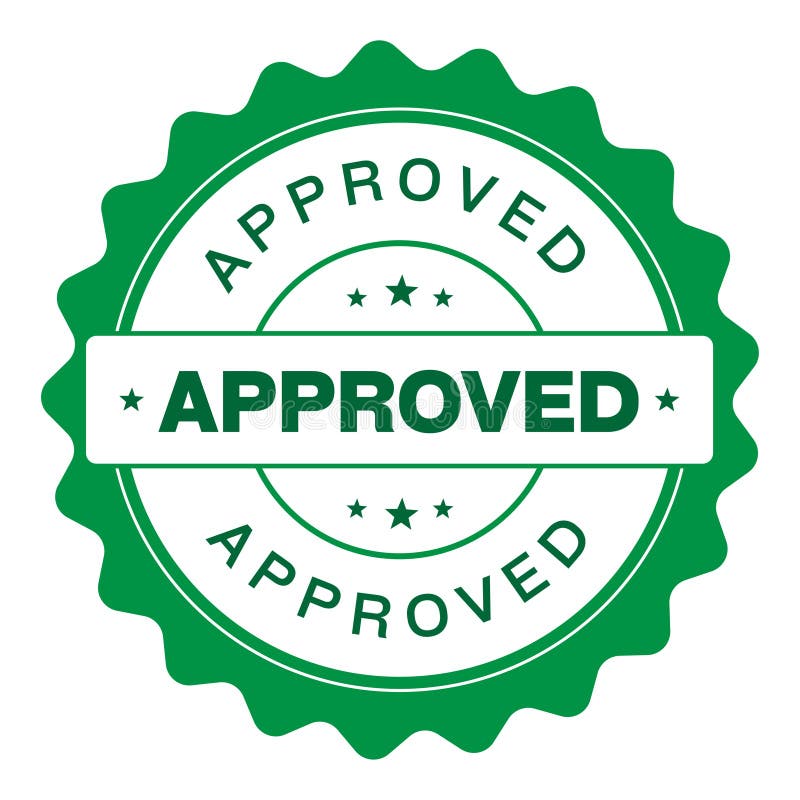 Green Approved Stamp Badge Vector – Certified, Verified, Quality Seal ...